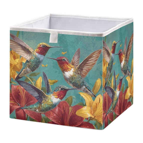 Storage Box Foldable Storable and Easy to Assemble 11.02x11.02x11.02 ...