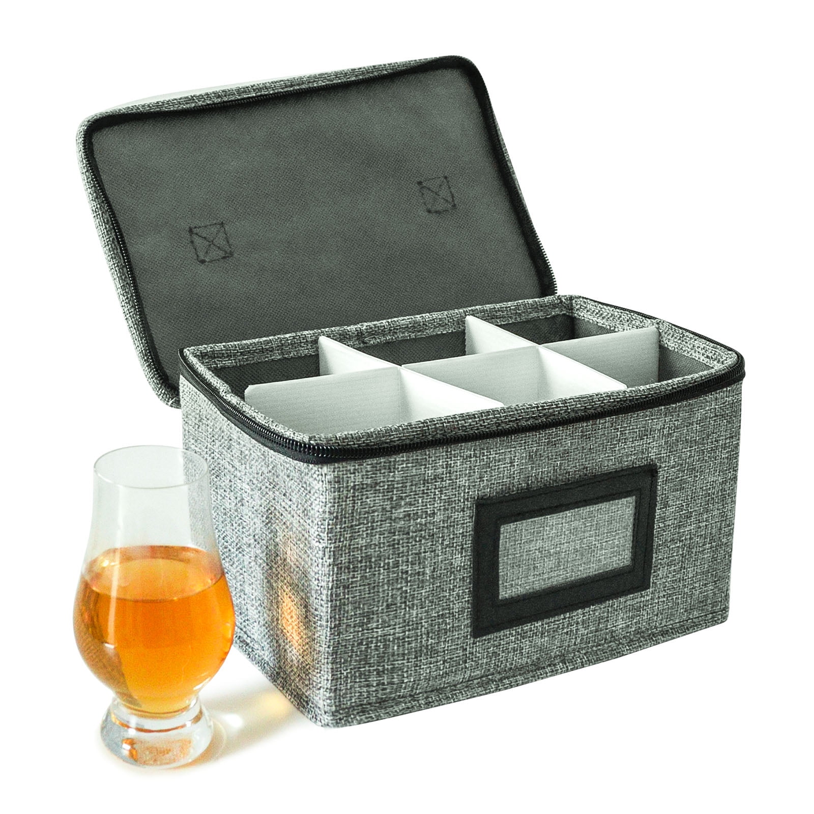Storage Box for Glencairn Whisky Glass,6 Whiskey Glasses Holder for ...