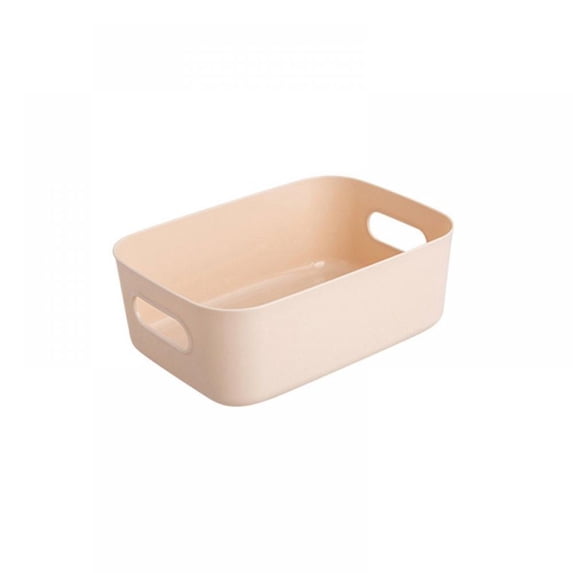 Storage Box with Handles PP Plastic Home Storage Cubes Bins Baskets ...