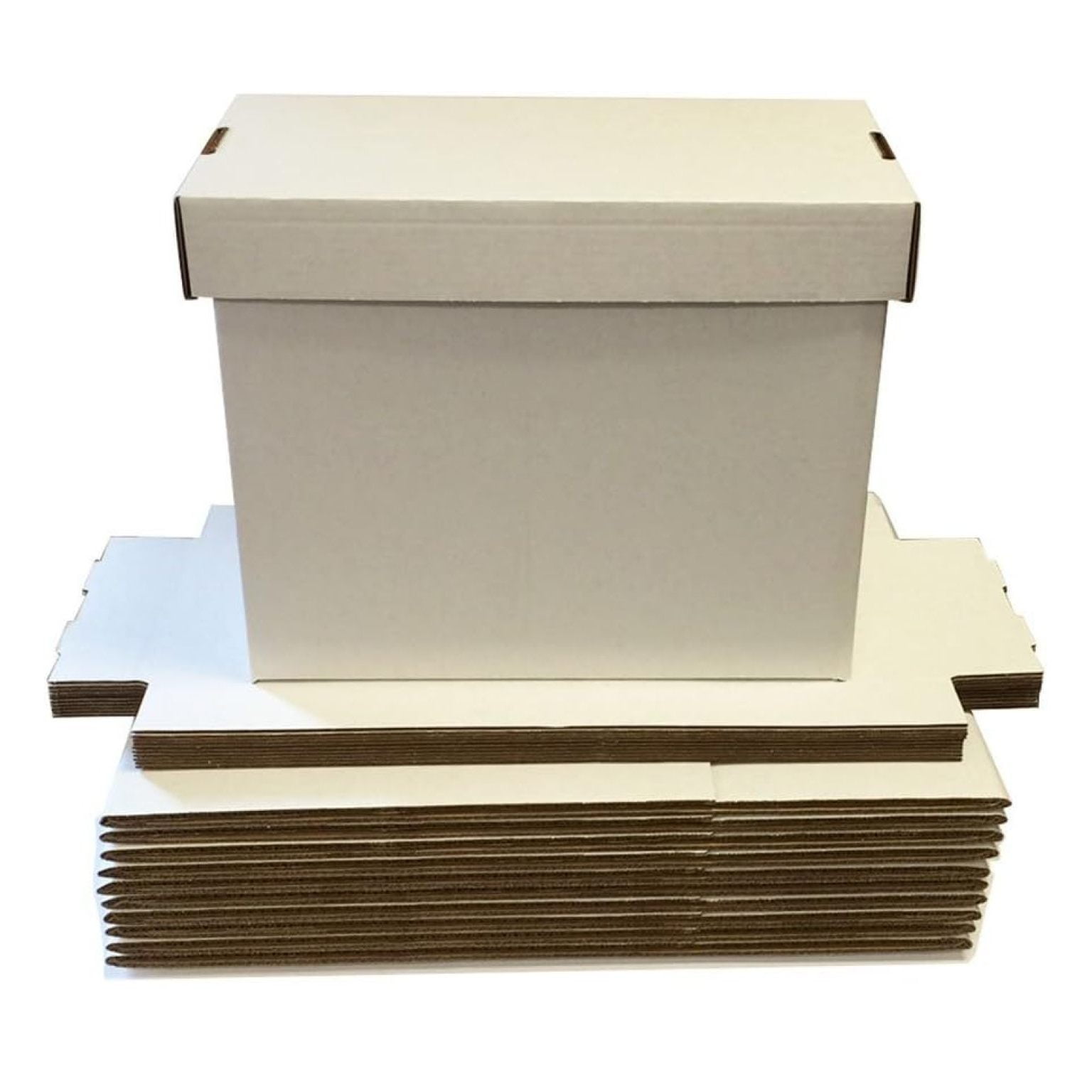 Storage Box - Holds 150-175 Comic Books, Set of 3, White - Walmart.com