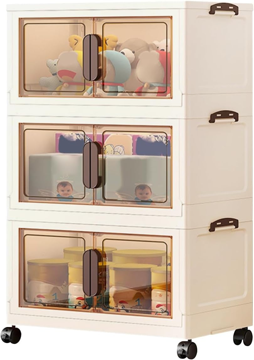 Storage Box, Magnetic double opening door large -capacity locker ...