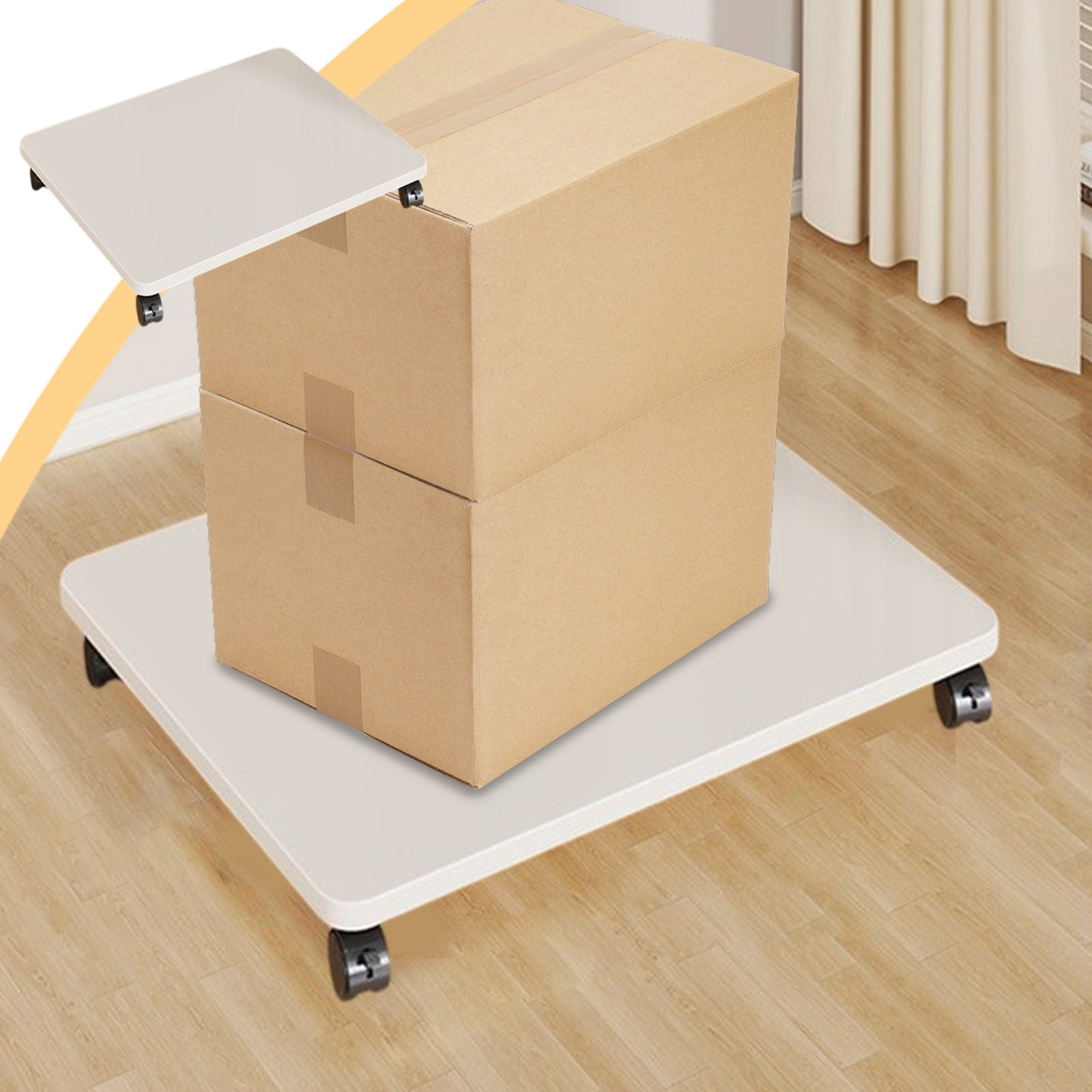 Storage Box Mobile Rolling Stand Audio Rack Accessory Space Saving ...