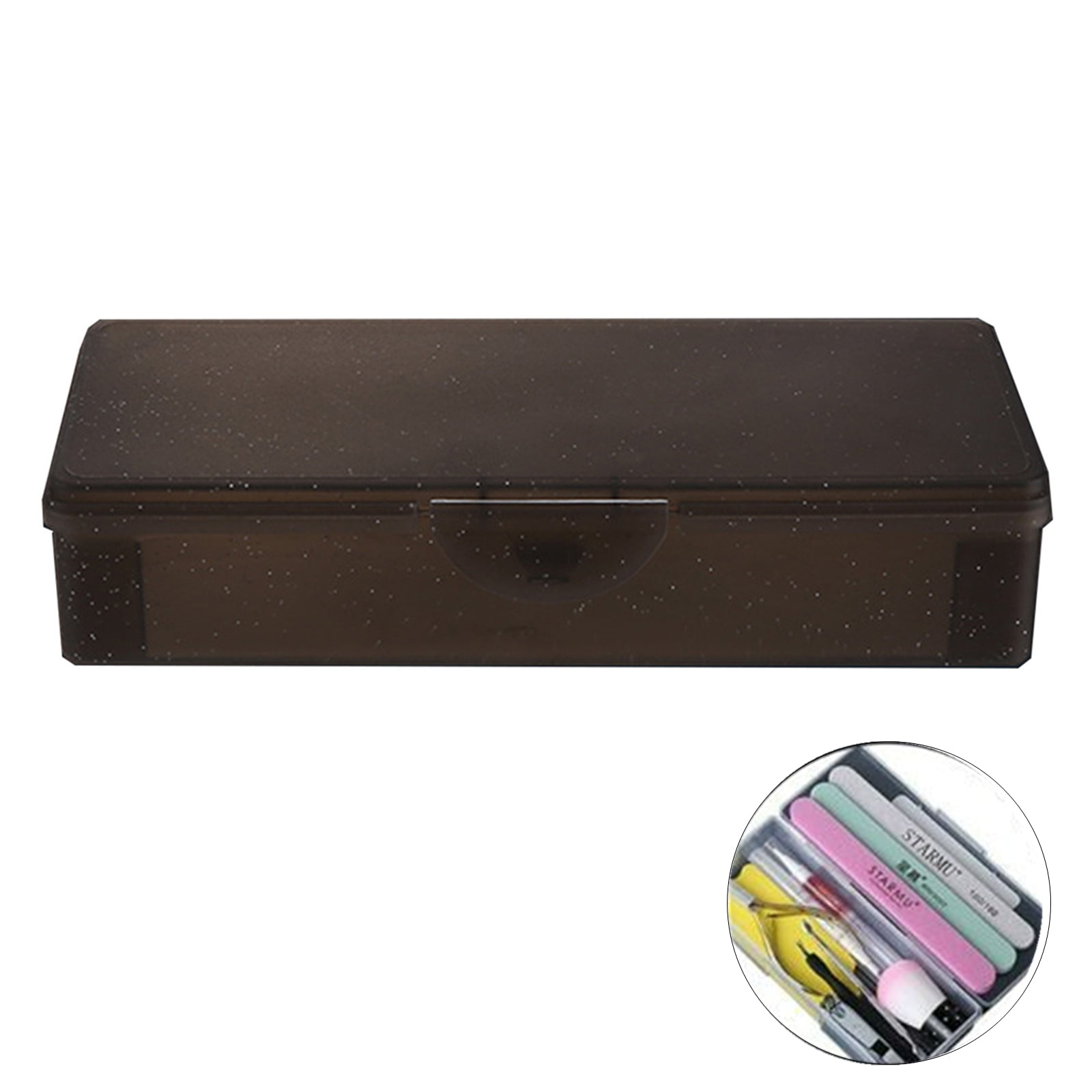 Storage Box Plastic Stationery Storage Box Portable Packaging Box Empty ...