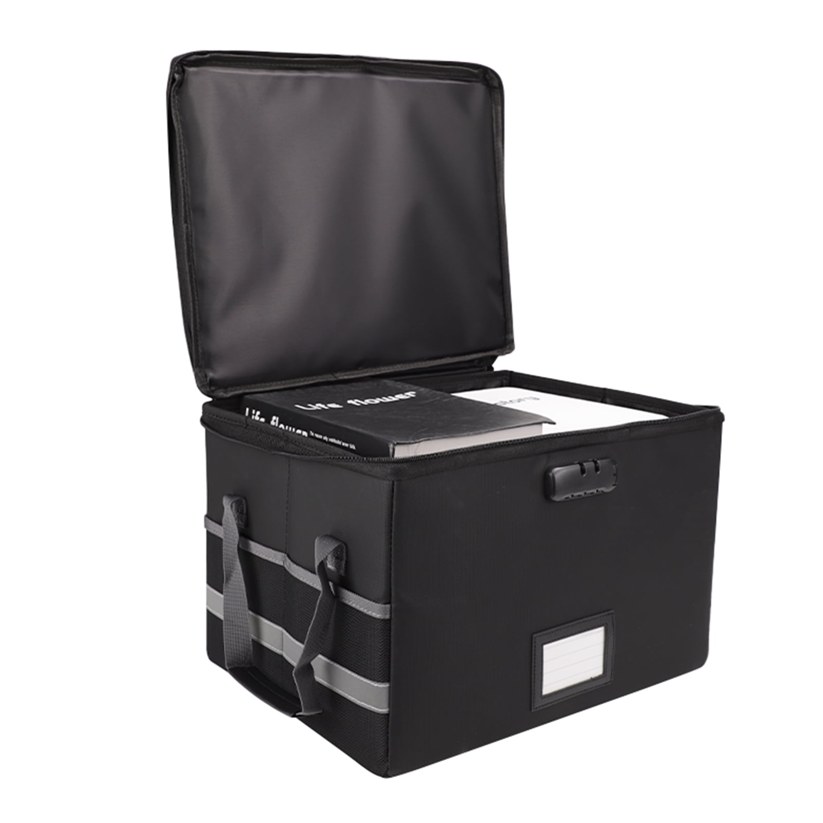 Storage Box,Portable Office Car Box With Lock Waterproof Box With Files ...