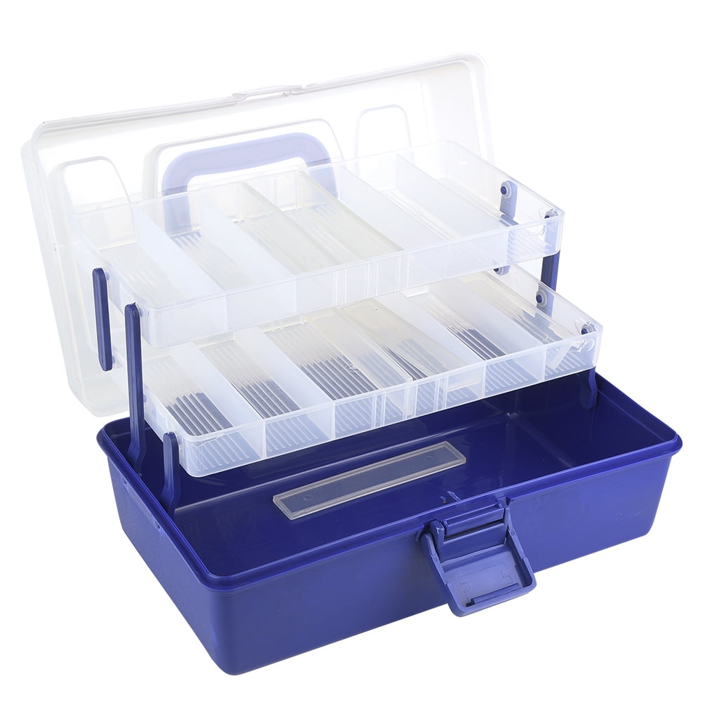 Storage Box, Portable Tool Box: Multi-purpose Clear Tackle Box ...