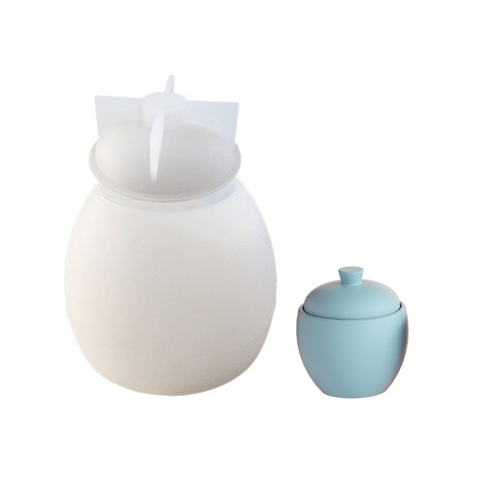 Storage Box Silicone Mold Pear Shaped Hazelnut Jewelry Box Epoxy Resin ...