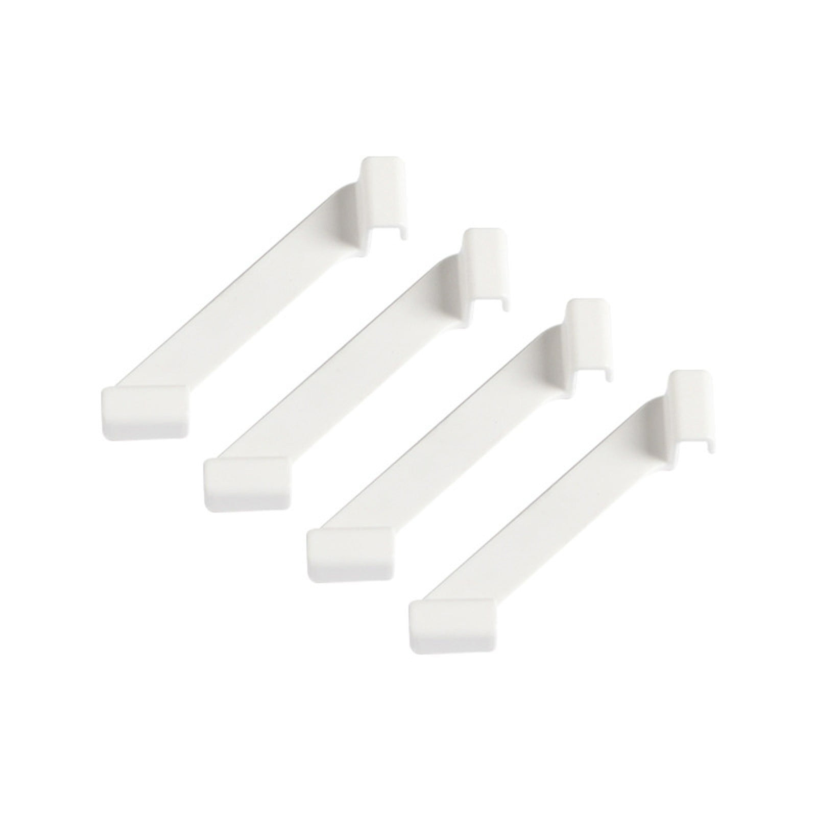 Storage Box Stacking Support Rods, 4-Pack White Plastic Organizer Pole ...
