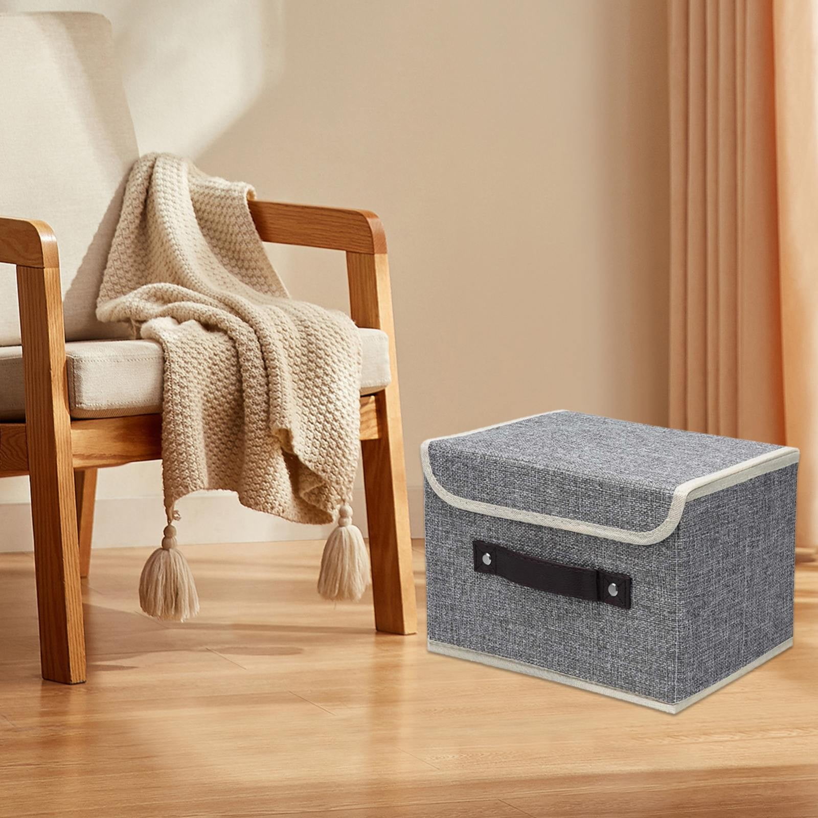 Storage Box Walmart Offers! Foldable Fabric Storage Box Gray Large Size ...