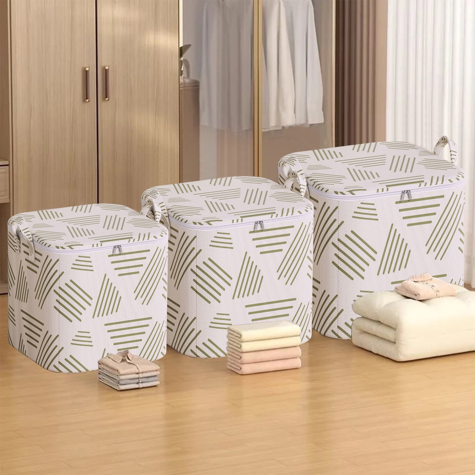 Storage Box Wardrobe Organizer, Portable Clothes Bag, Mesh Dividers ...