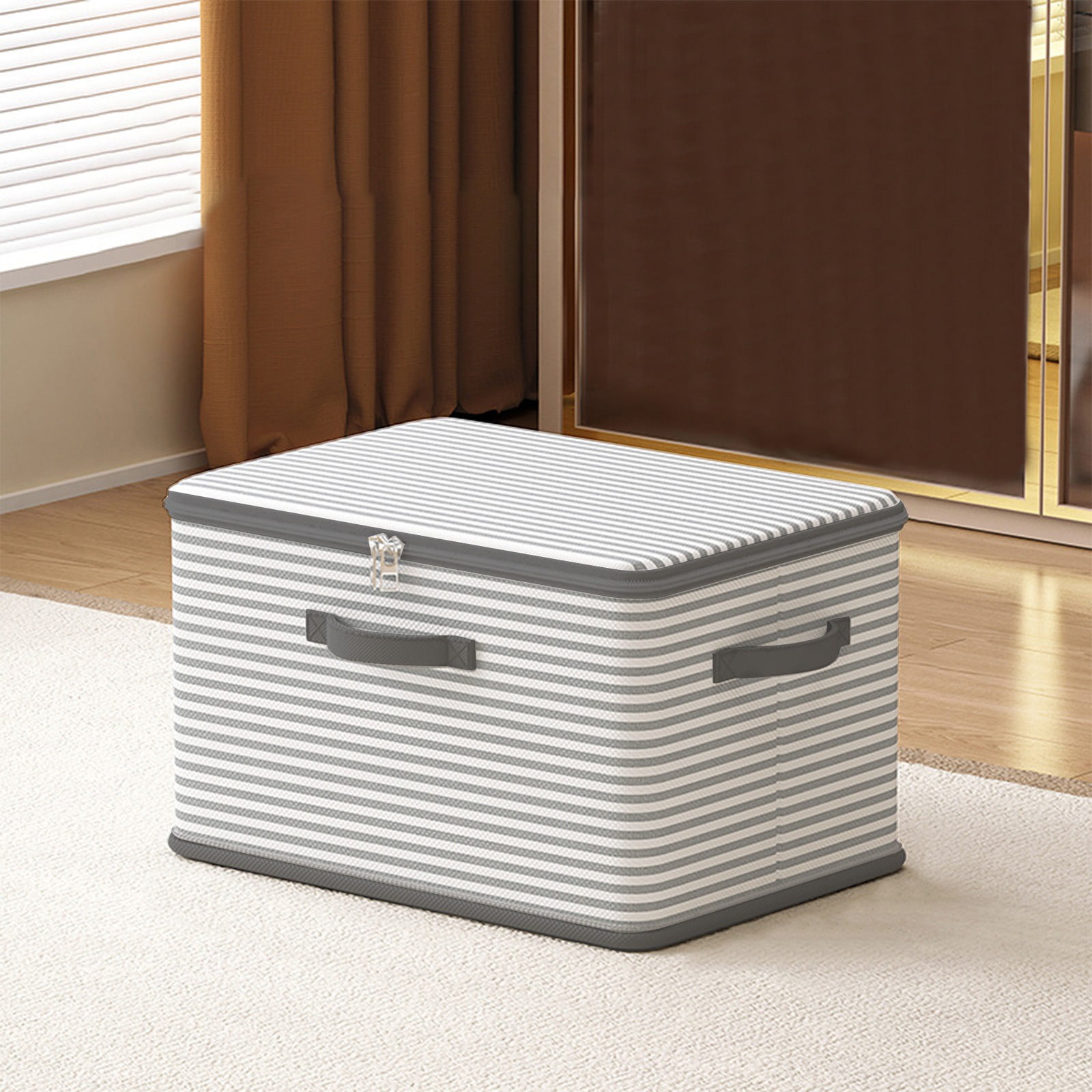 Storage Box Wardrobe Organizer, Portable Clothes Bag, Mesh Dividers ...