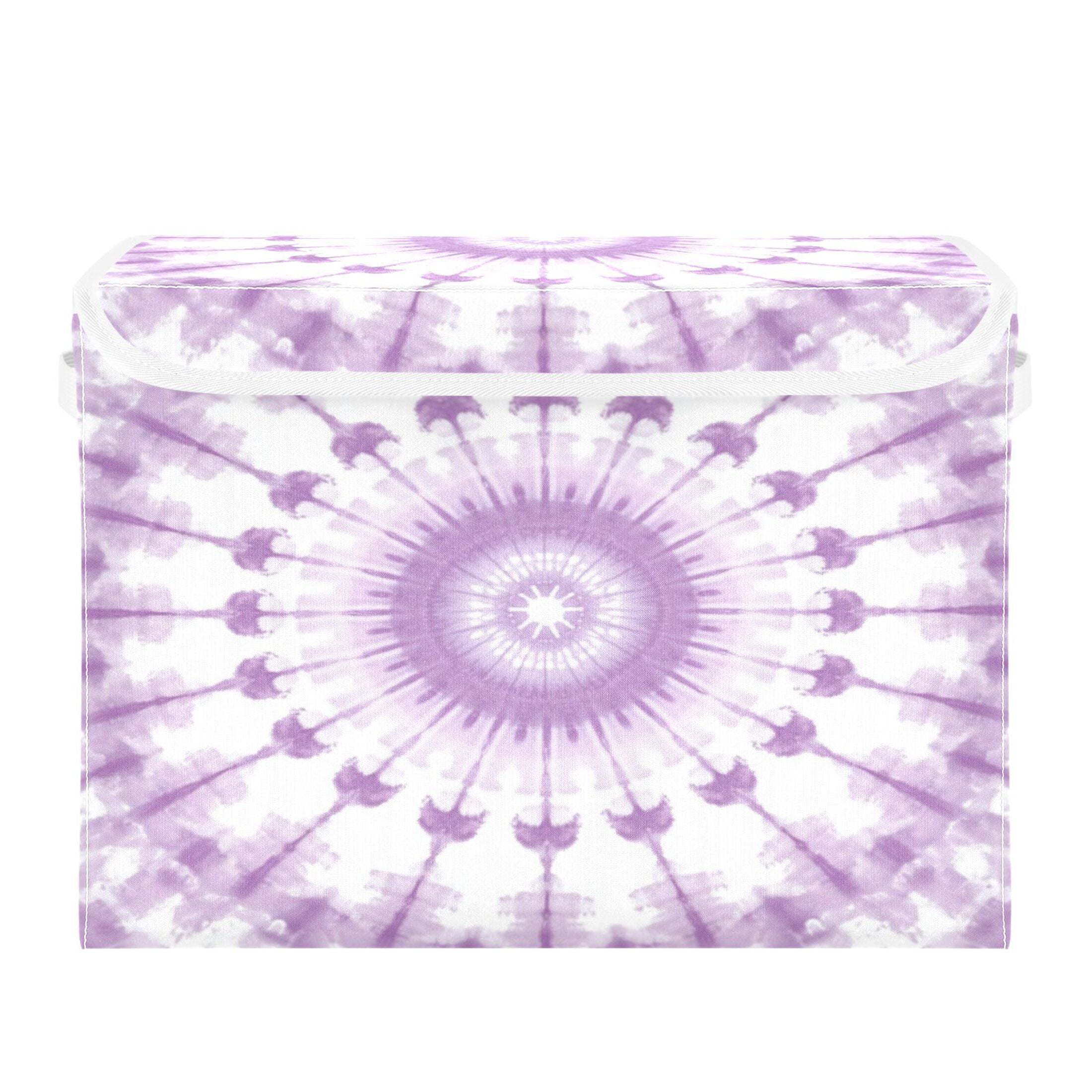 Storage Box With Lid 16.5x12.6x11.8In Foldable Stacked Household ...