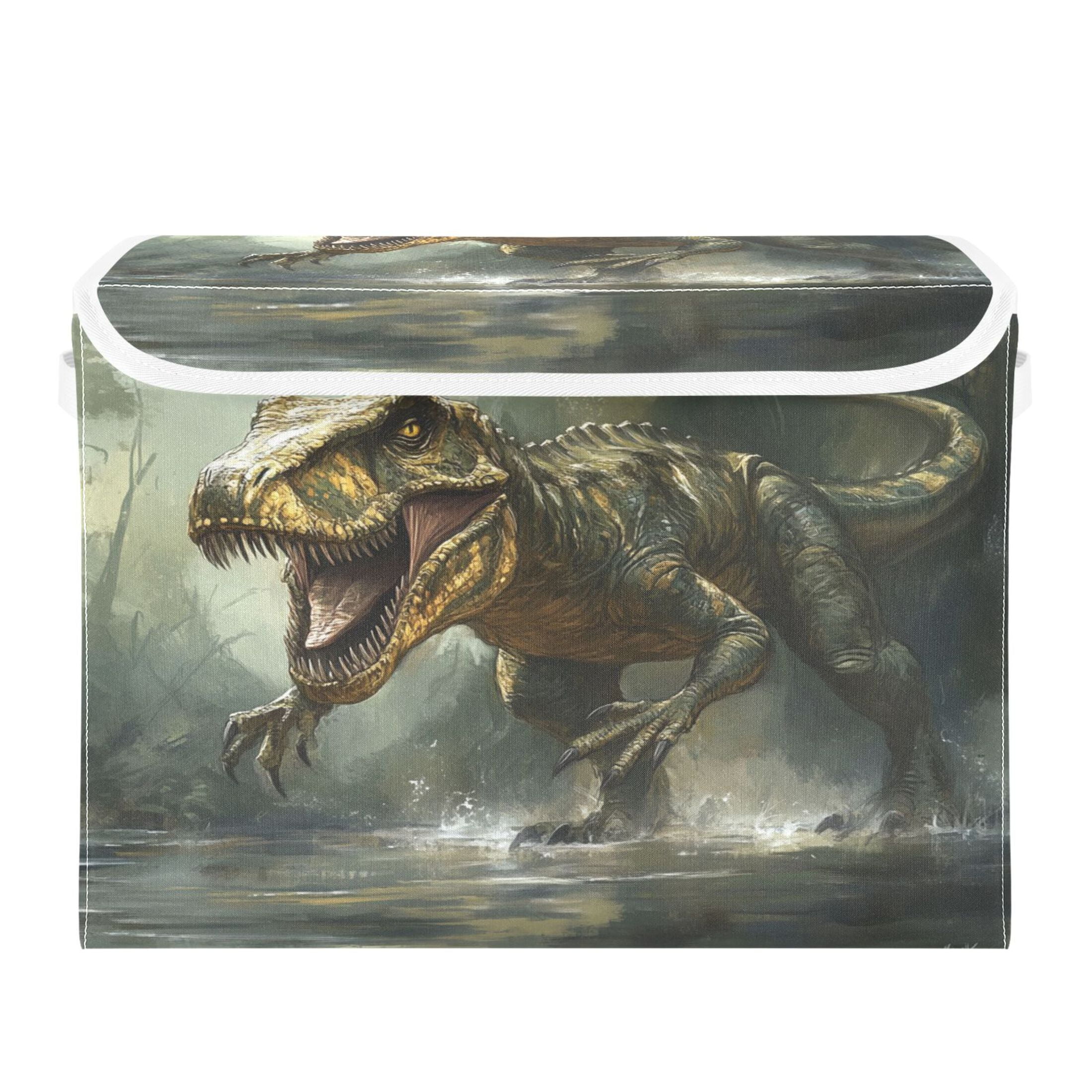 Storage Box With Lid 16.5x12.6x11.8In Foldable Stacked Household ...