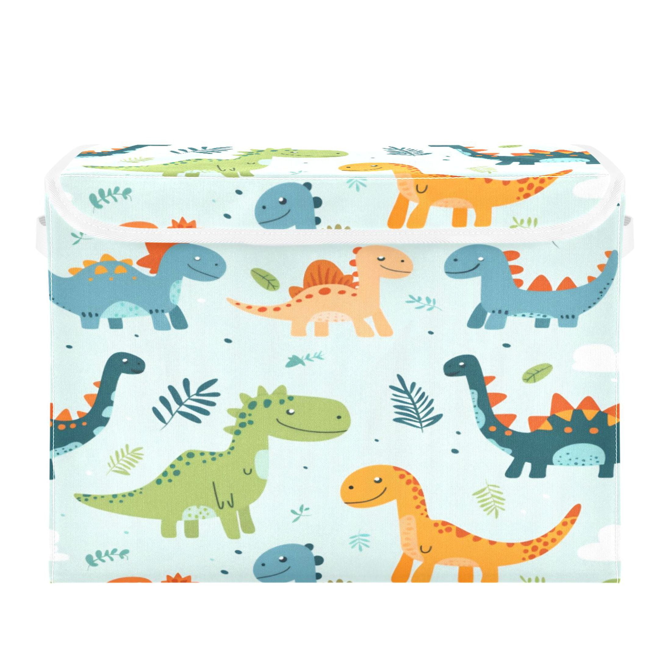 Storage Box With Lid 16.5x12.6x11.8In Foldable Stacked Household ...