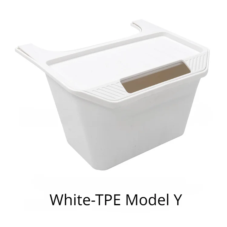 Storage Box for Tesla Model Y TPE Rear Center Console Organizer Box ...