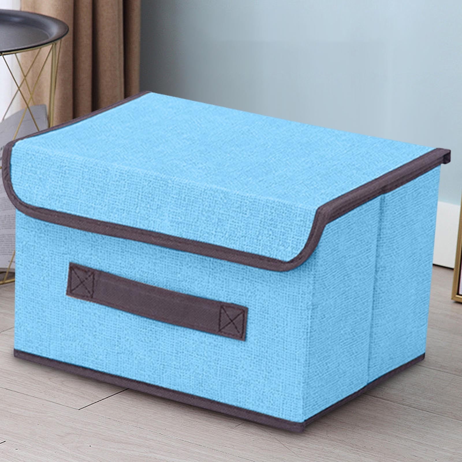 Storage Box with Lid Fabric, Folding Boxes, Fabric Boxes, Easy Storage ...