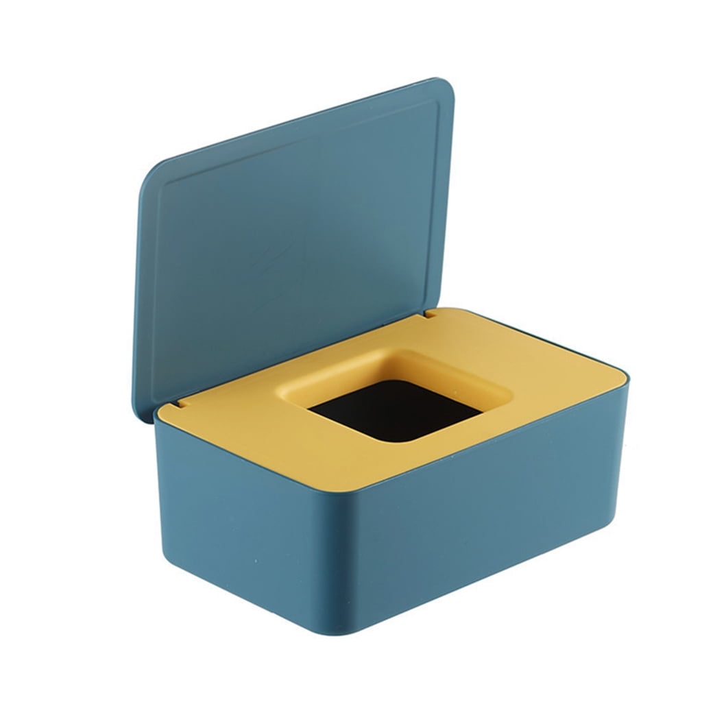 Storage Box with Lid for Household Masks Wet Tissues Dust Proof Sealing ...