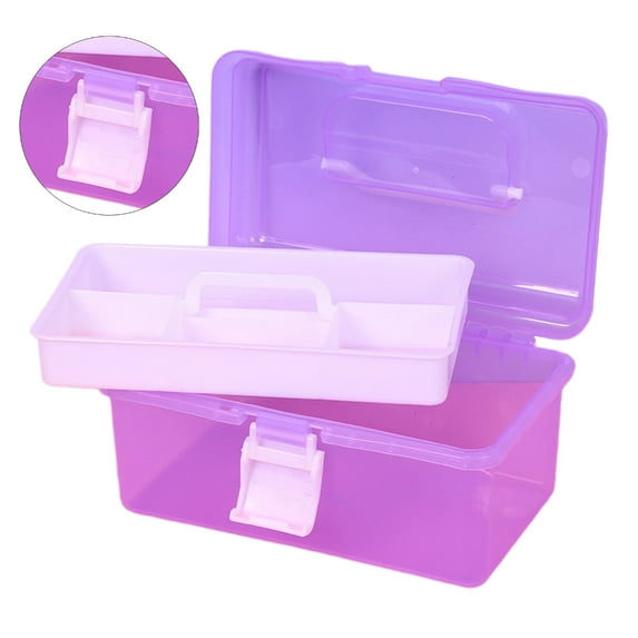 Storage Box with Tray Convenient Container for Storing and Organizing ...