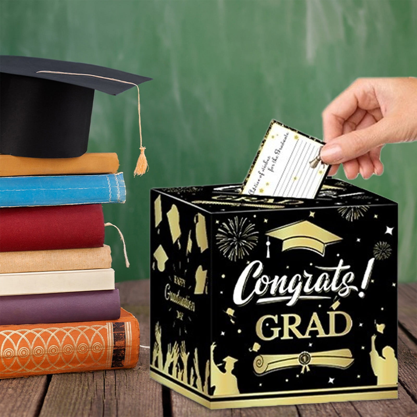Storage Boxes Graduation Card Box, 2025 Graduation Party Decorations ...
