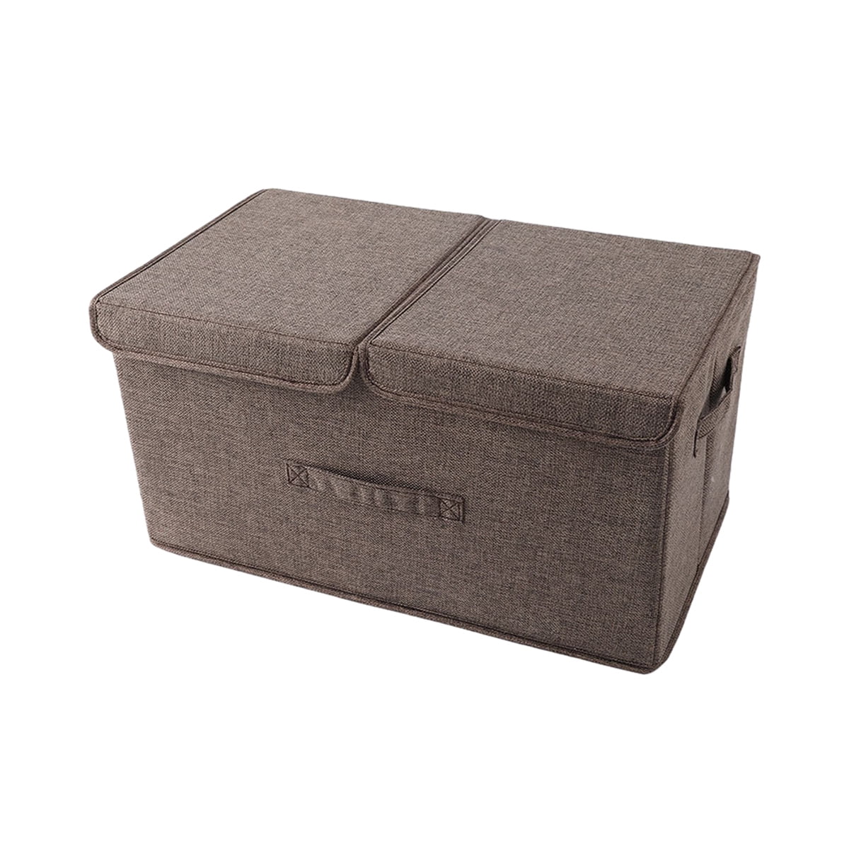 Storage Boxes with Lids and Handles, Collapsible Linen Storage Bins ...