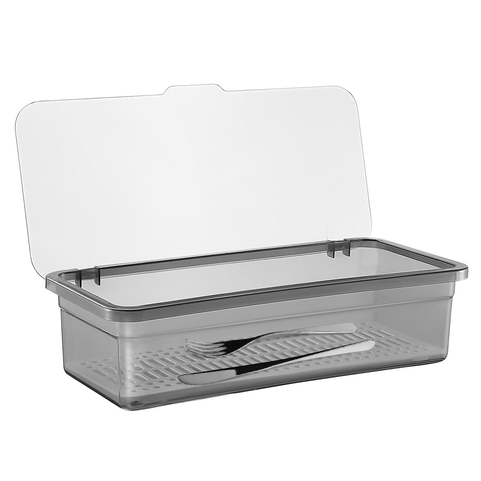 Storage Boxes Lids Utensil Storage Container Storage Box Silverware ...