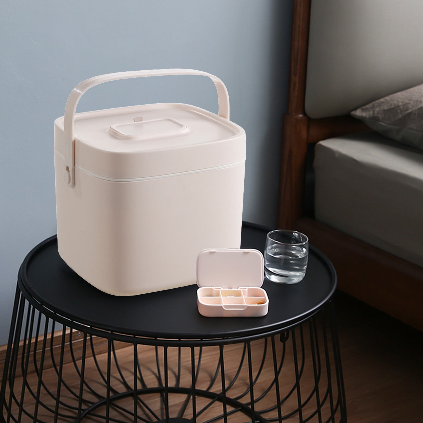 Storage Cabinet, Family Room Organizer, Large Plastic Shelf, Portable ...