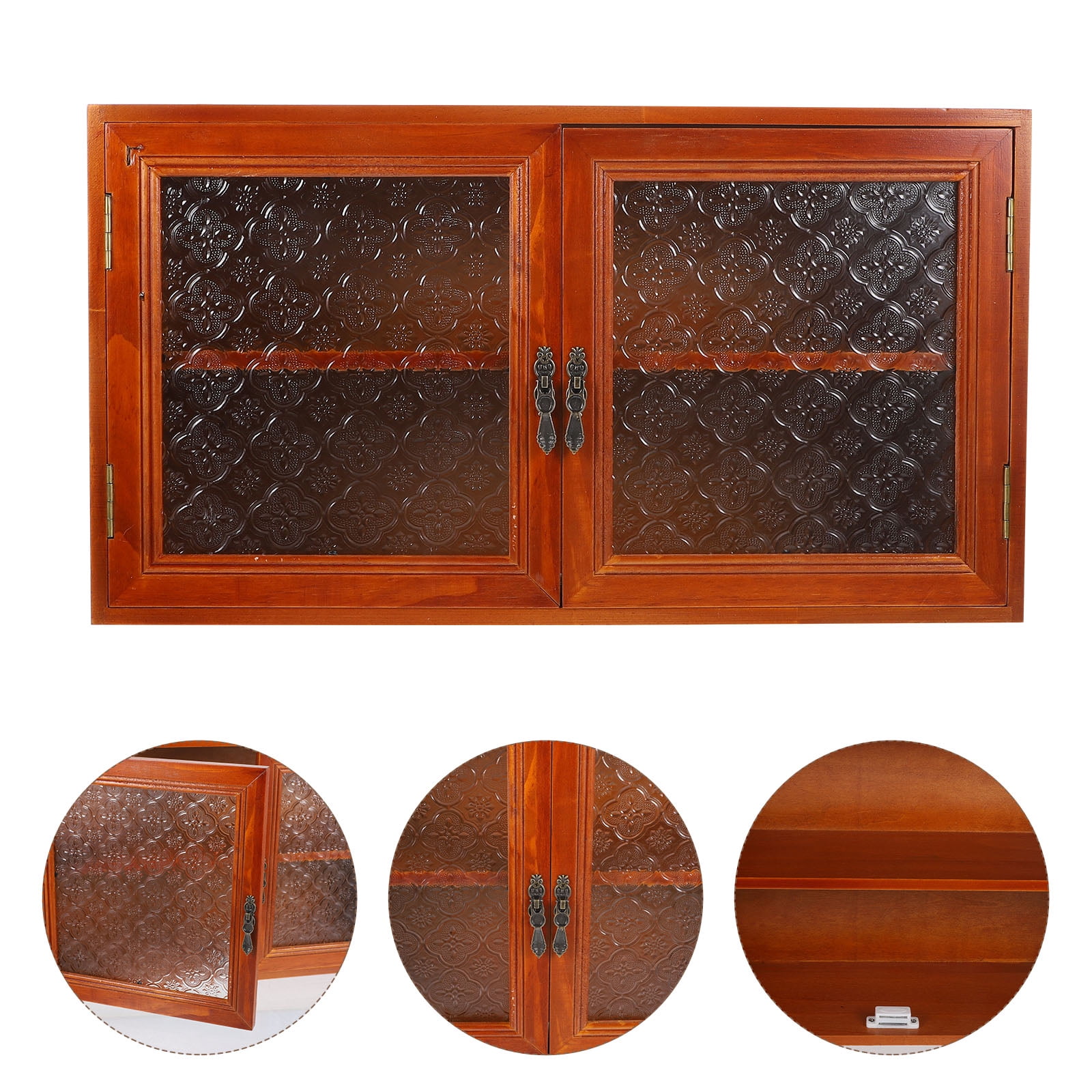 Tabletop Cabinet for Kitchen Countertop Storage Cabinet Wood Organizer ...