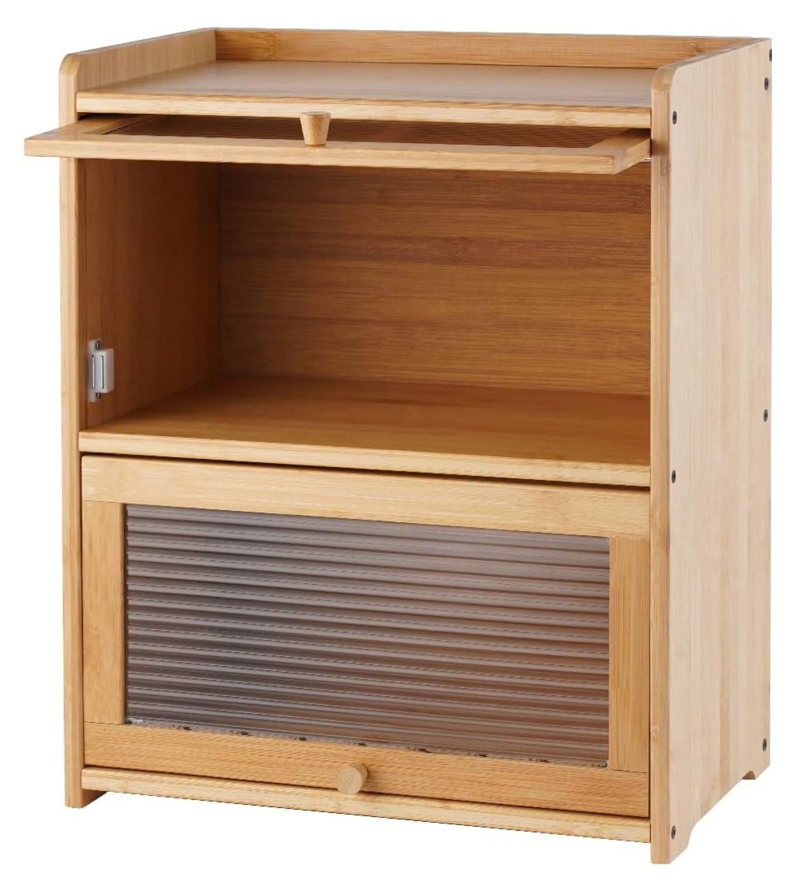 Storage Cabinet for Countertop Kitchen or Room – Bamboo Spice Condiment ...