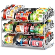 X-cosrack 2-Tier Stackable Can Rack Organizer, Food Storage Shelf for ...