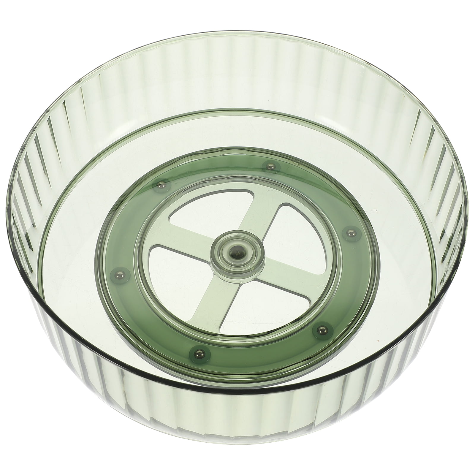 Storage Carousel Turntable Spices Shelf Brackets Rotating Stand Kitchen ...