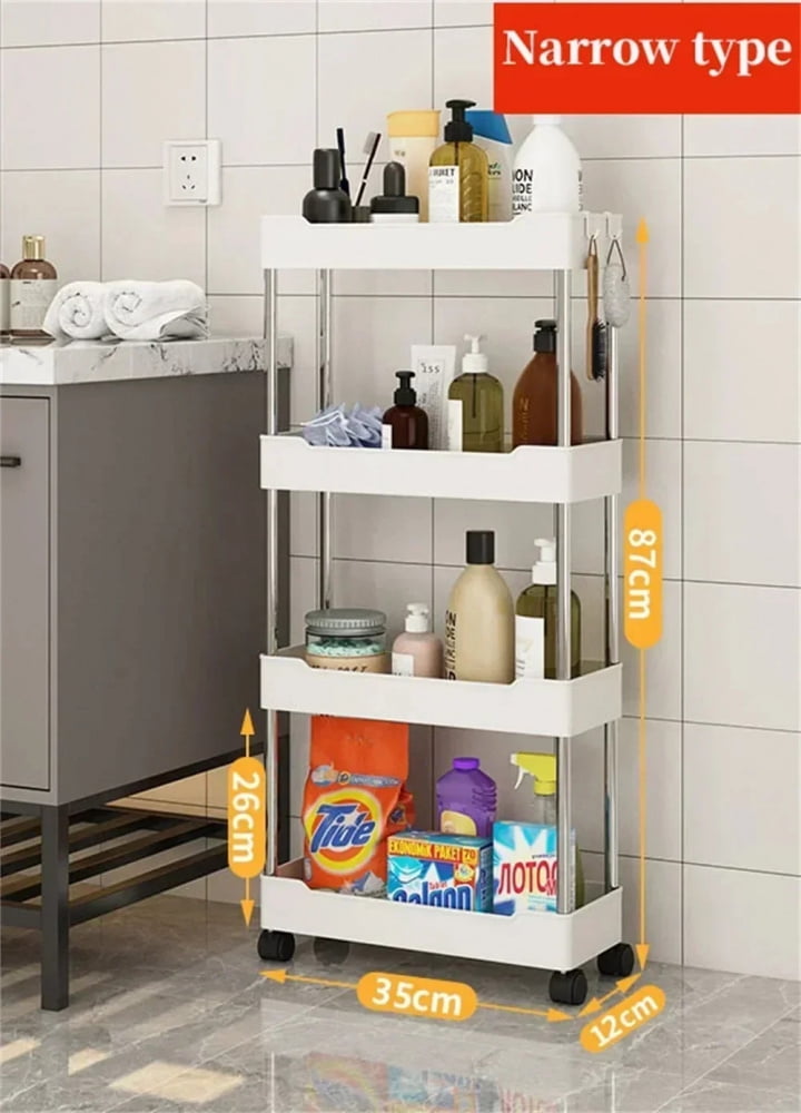 Storage Cart Multifunctional High Capacity Save Space Kitchen Spice ...