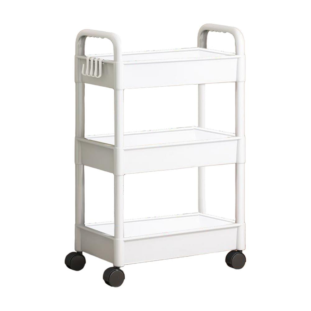 Storage Cart on Wheels, Rolling Cart Organizer Utility Cart, Snack Cart ...