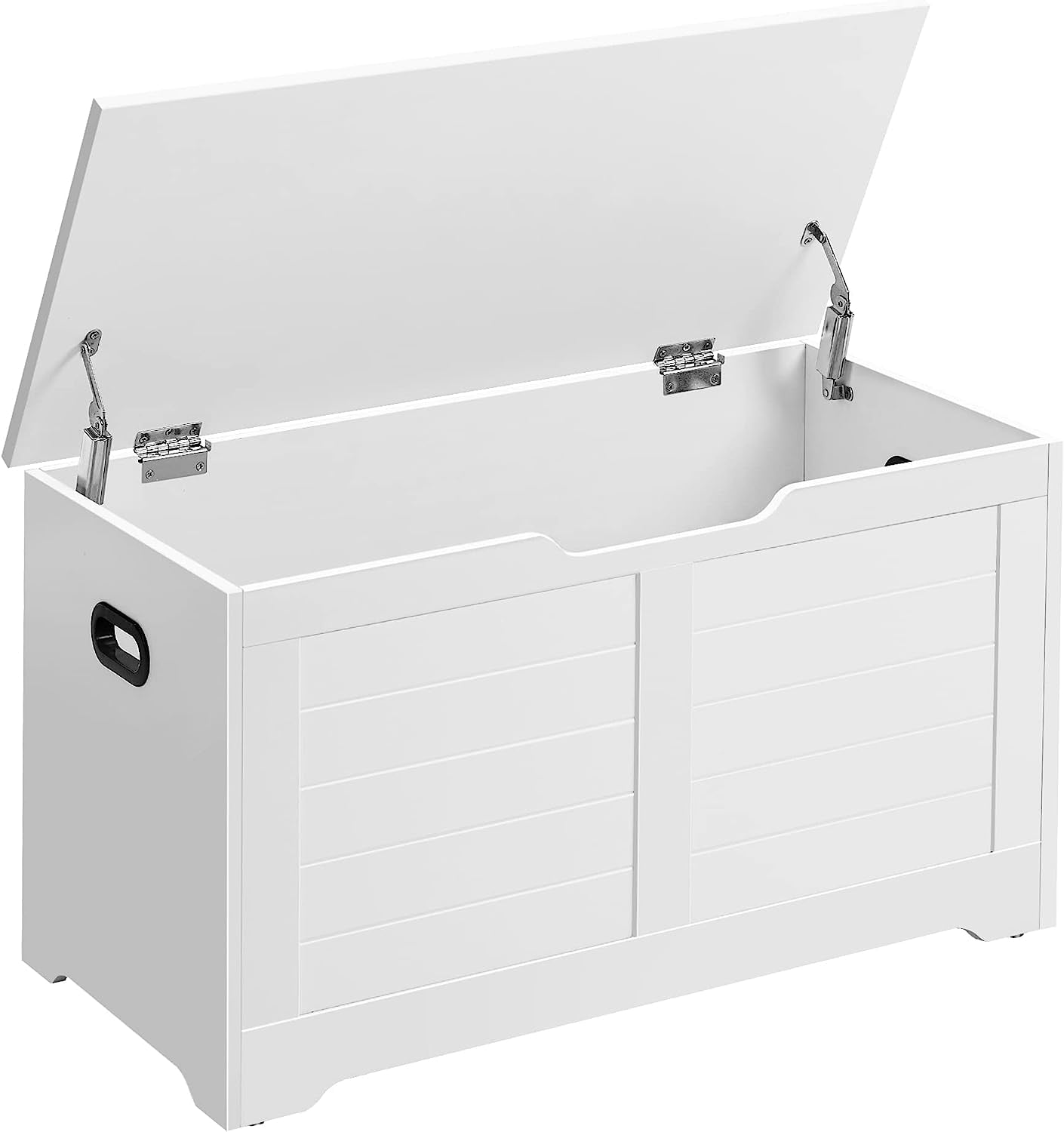 Storage Chest, Storage Bench with 2 Safety Hinges, Farmhouse Style, 15. ...