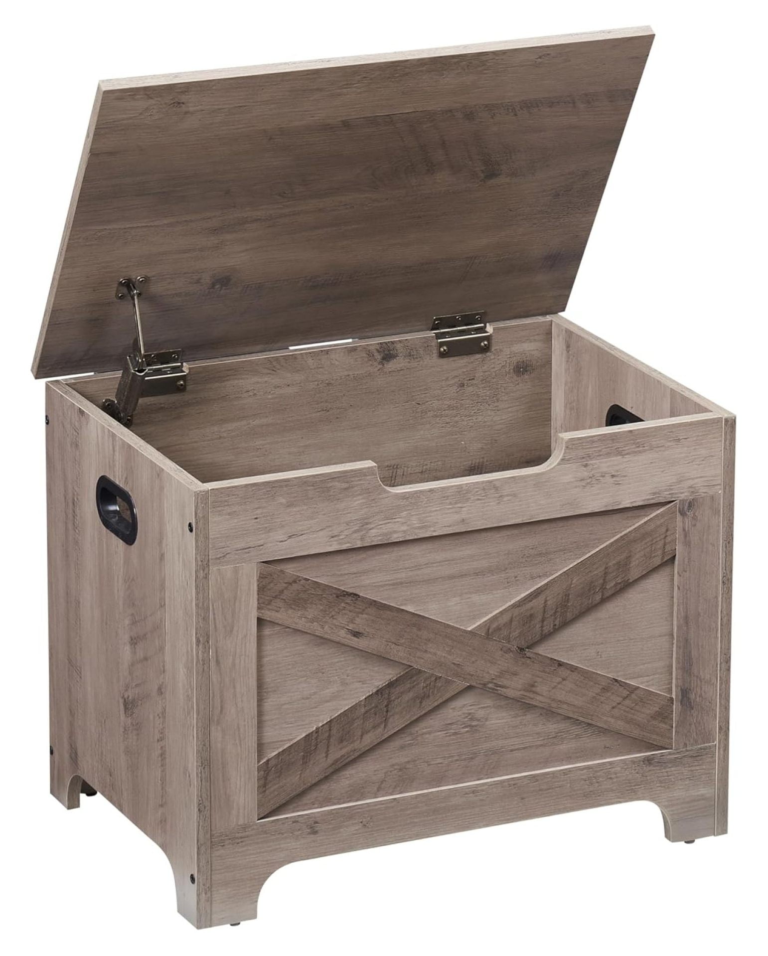 Storage Chest, Storage Bench with Safety Hinge, Barn Style Storage ...