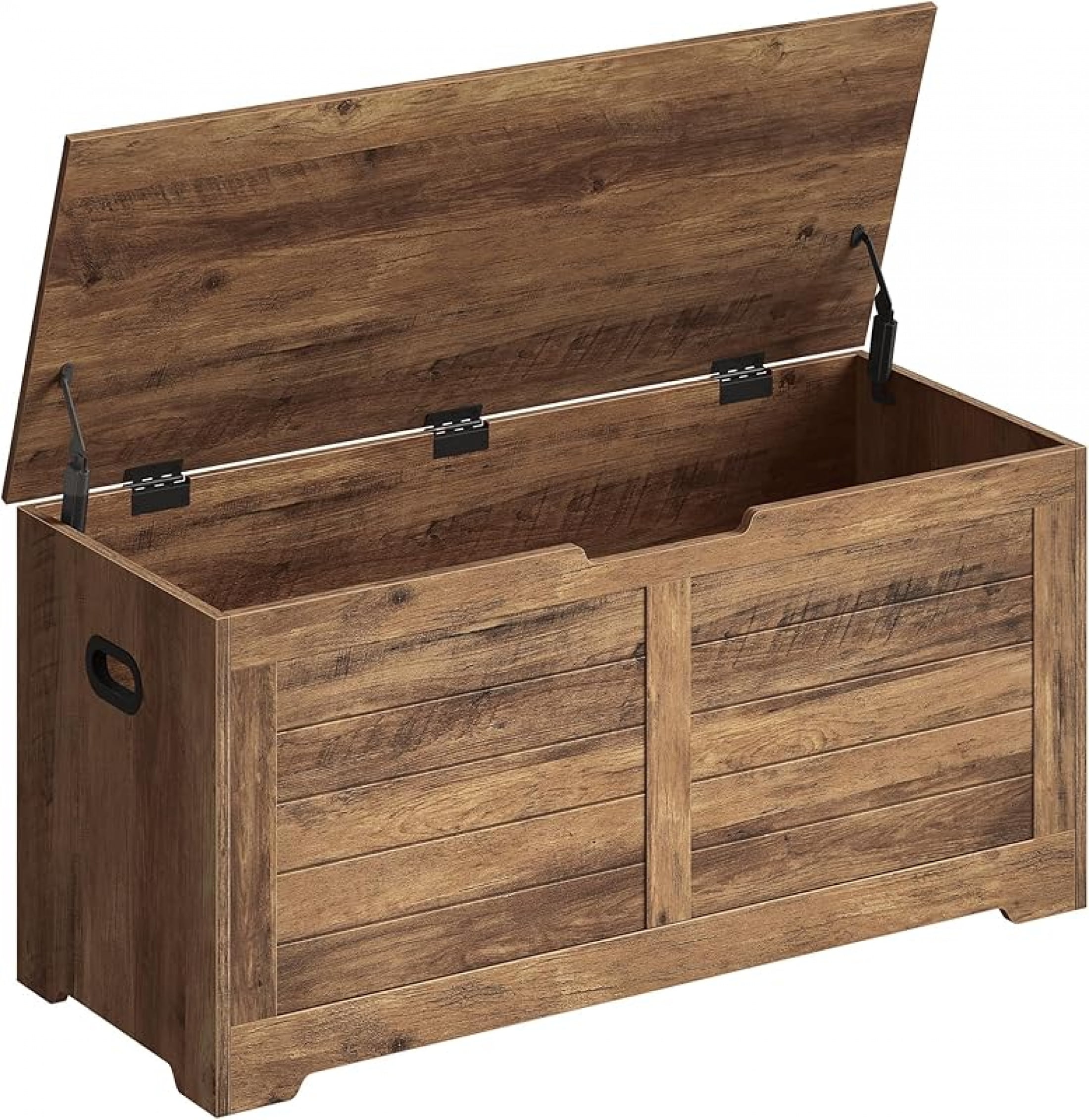 Storage Chest, Storage Bench with 2 Safety Hinges, Farmhouse Style, for ...
