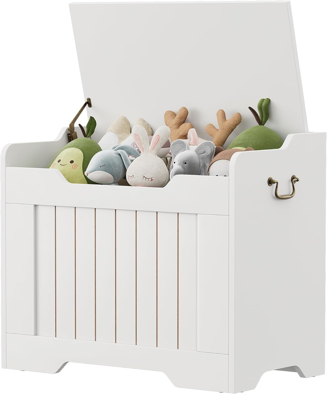 Storage Chest, Toy Chest for Boys Girls, Kids Wood Large Toy Box ...