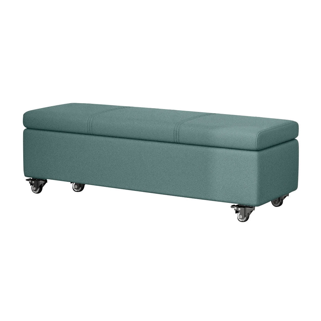 Storage Chest with Wheels,Upholstered Shoe Seat Storage Beach for ...