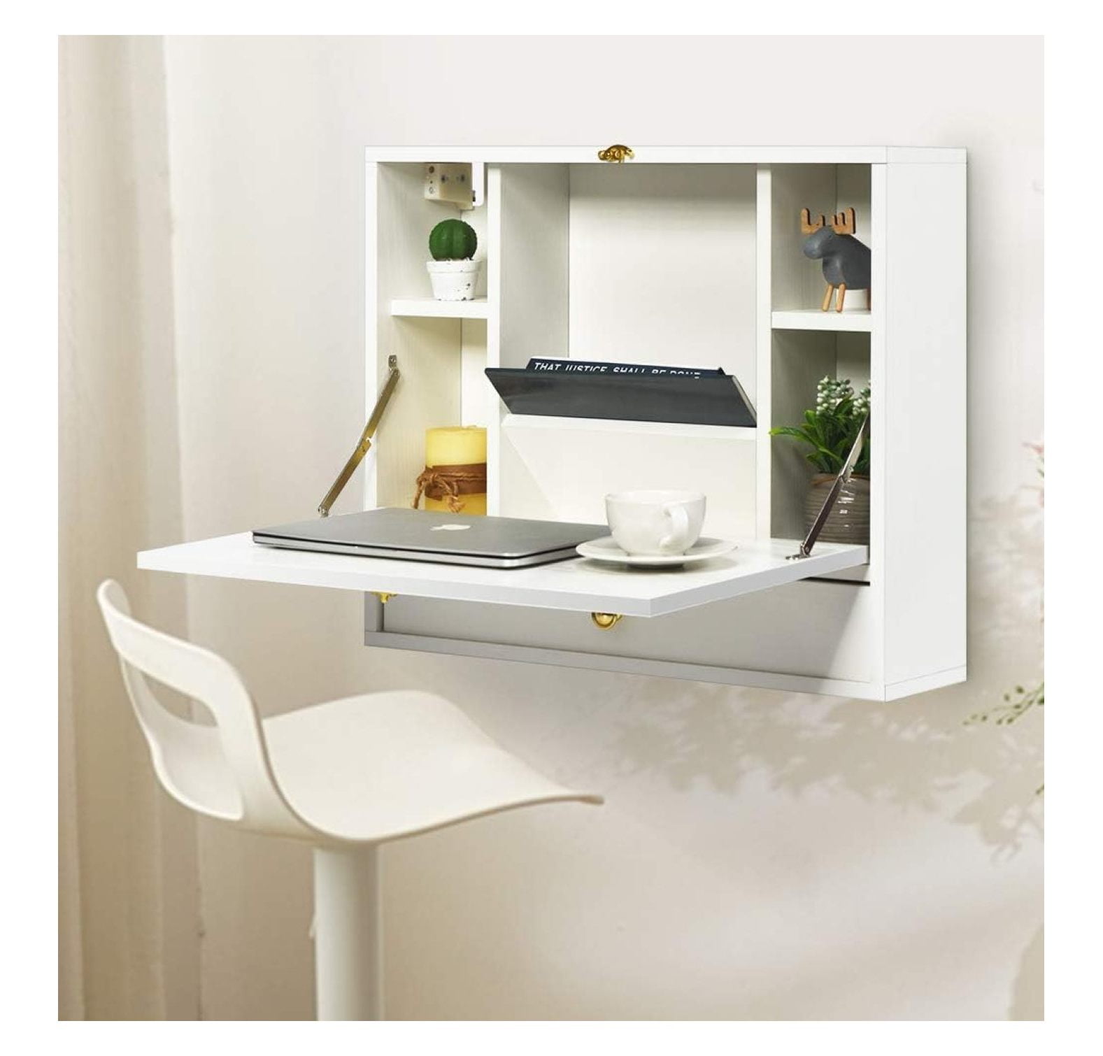 Storage Chests,Wall Foldable Cabinets,Hideaway Storage with Drawer ...