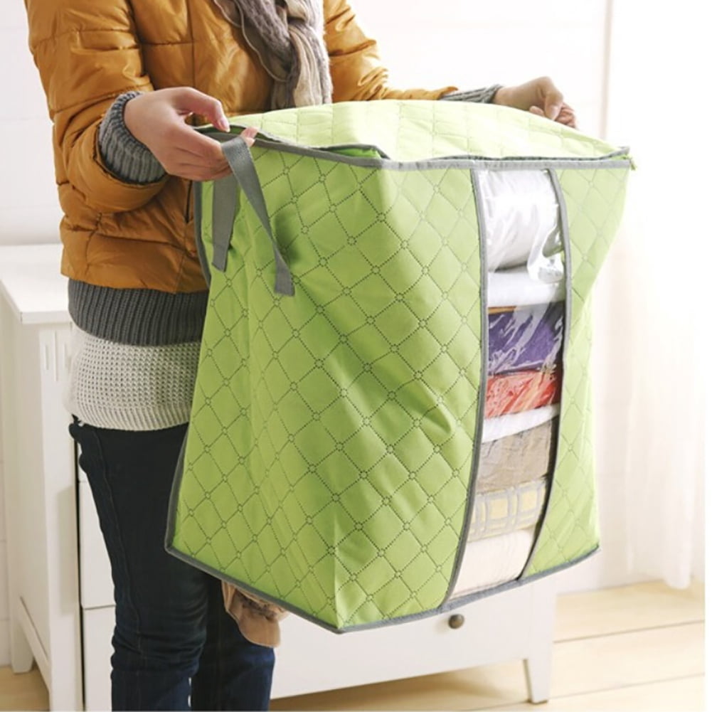 Storage Clothes Bins Closet Bags - Containers Organizer Boxes Clothing ...