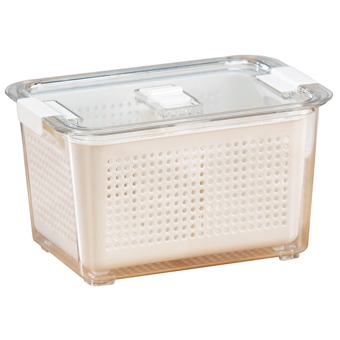 Storage Container w/Drain Basket & Divider, Small - Walmart.com