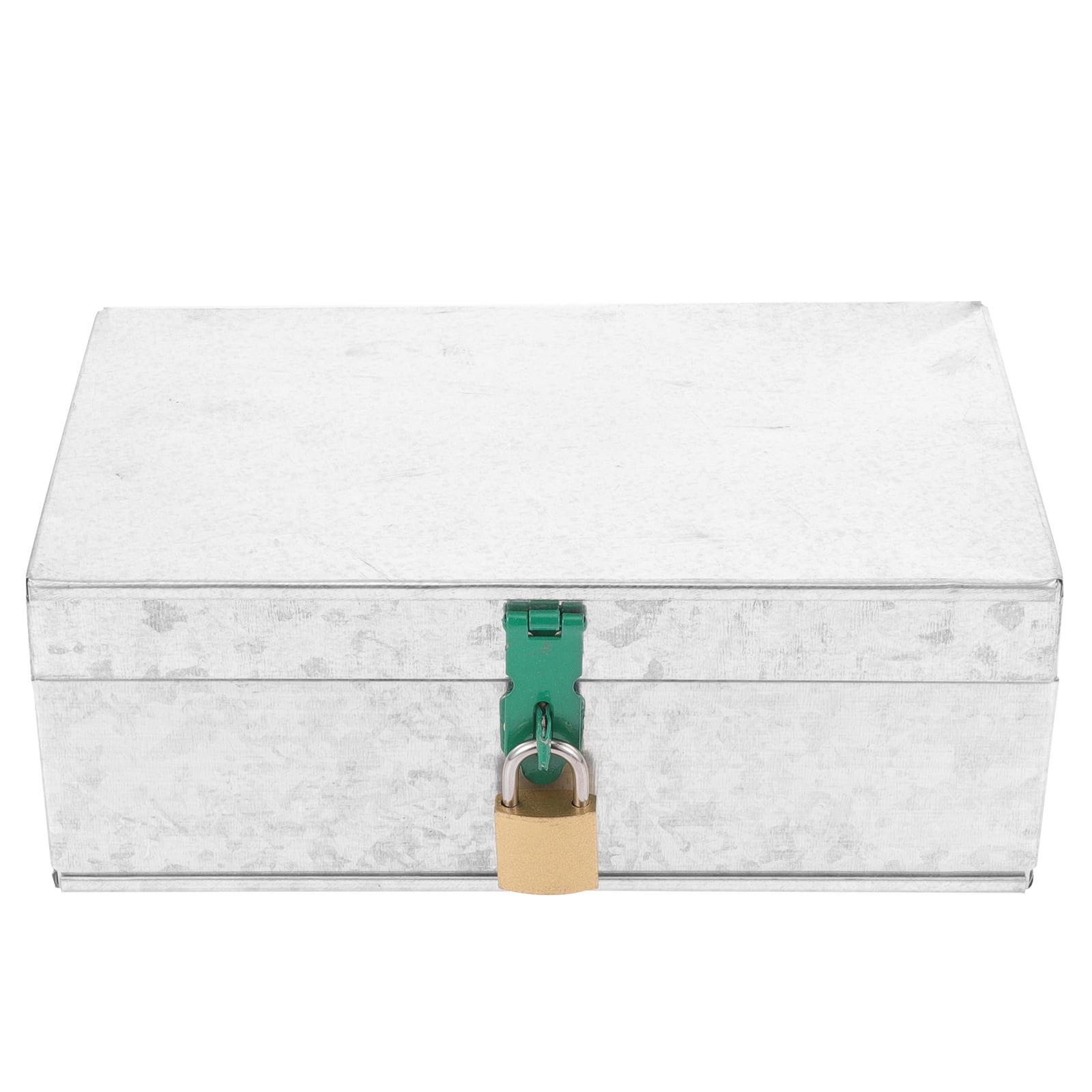 Storage Containers File Box with Lock Tool Locker Document Travel ...