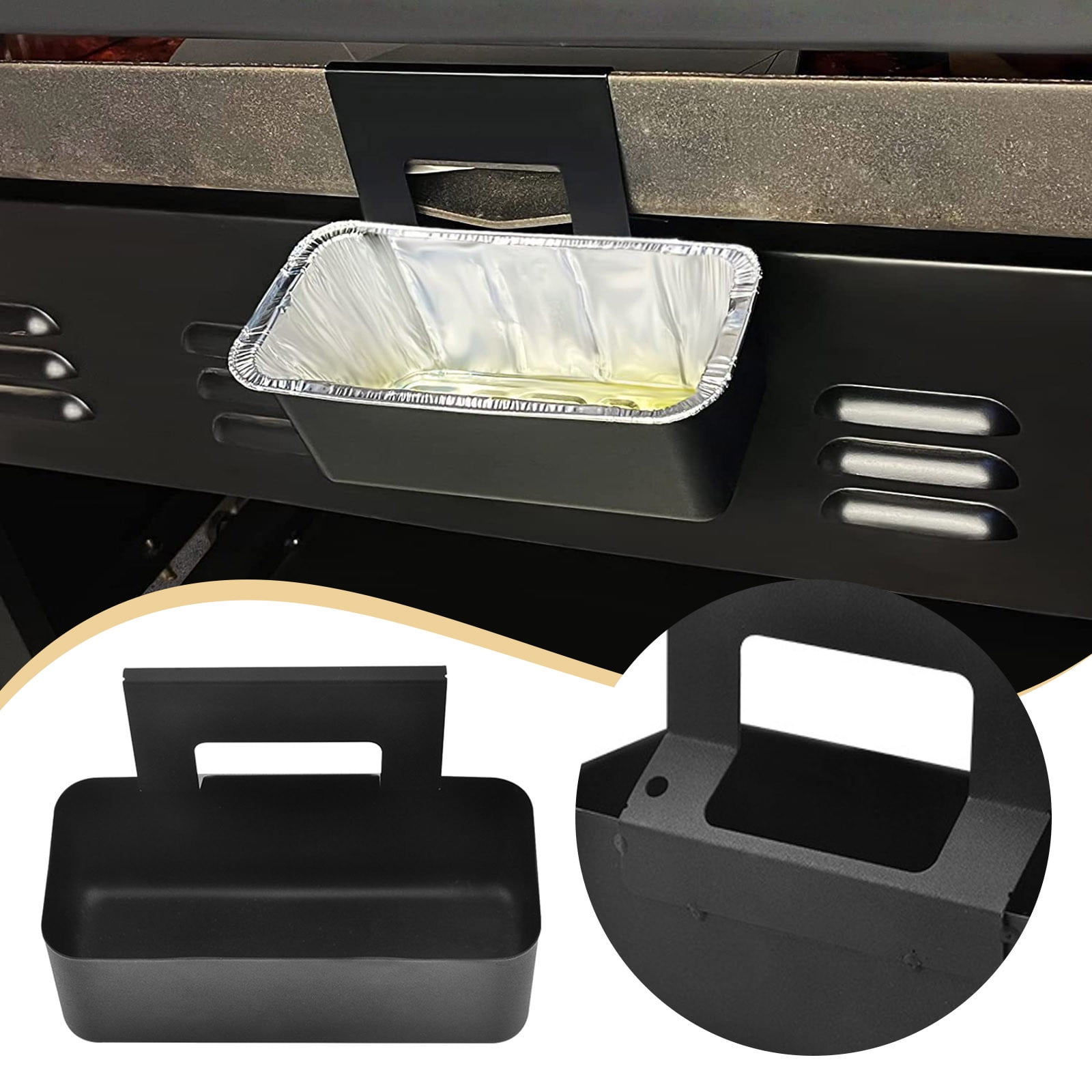 Storage Containers for Kitchen Organization - Grease Cup Catcher Pan ...