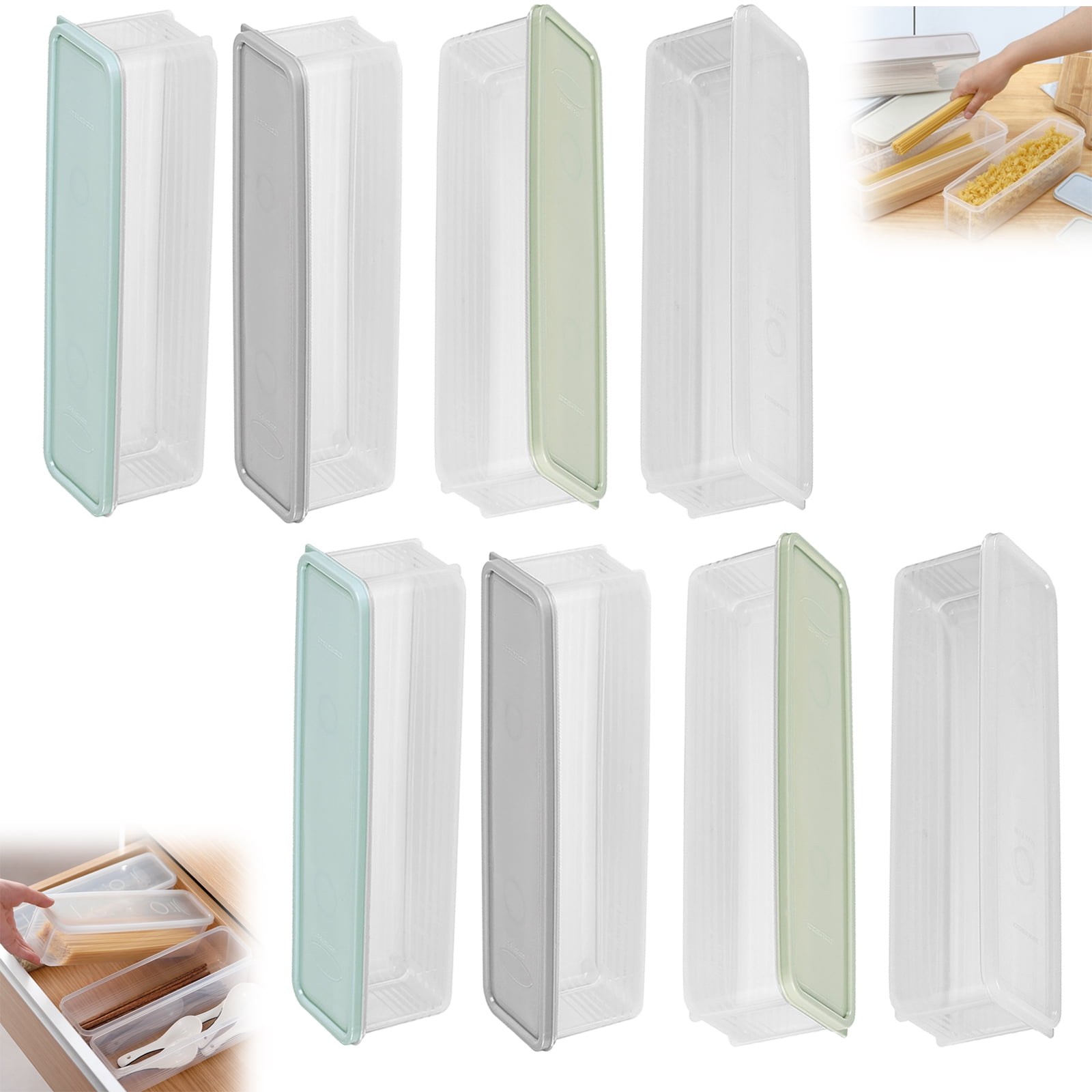 Storage & Crisper Boxes, Freezable Pasta Container, Spaghetti Container ...