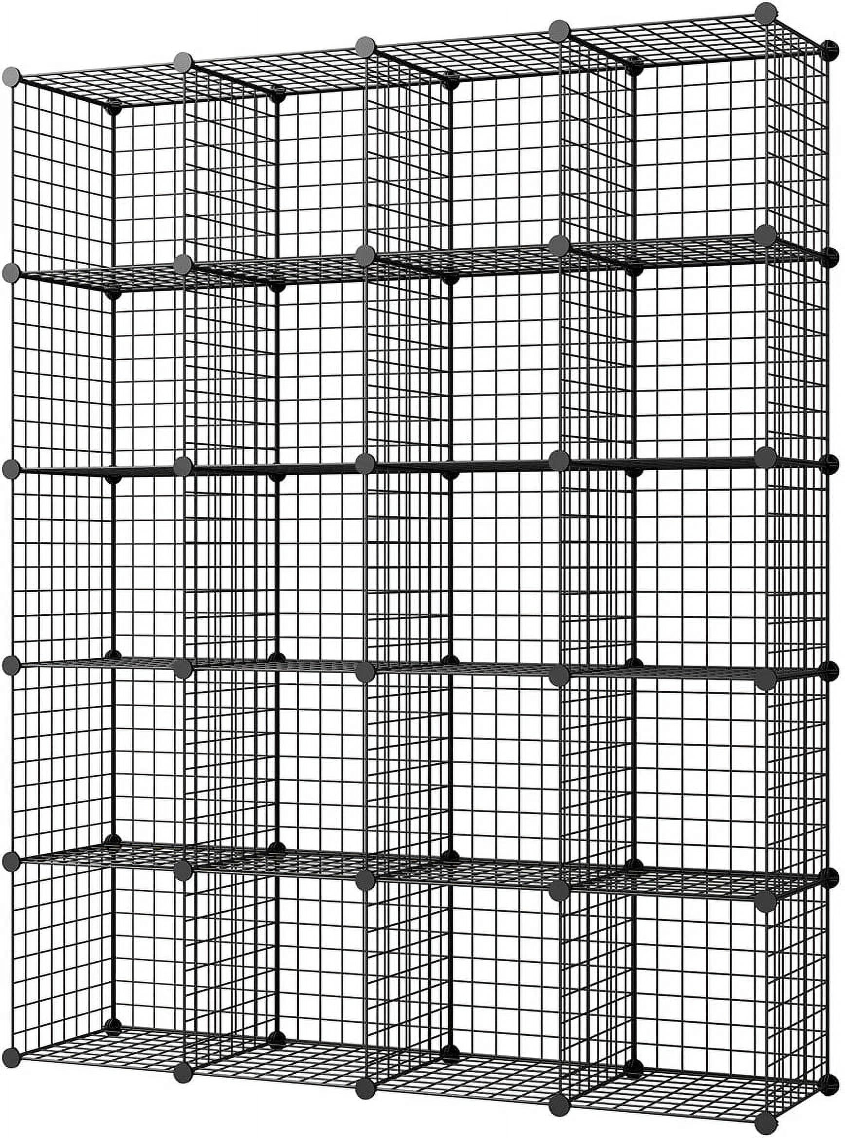 Storage Cube - 14"x14" Cube (20 Cubes) Organizer Stackable Cubes for ...