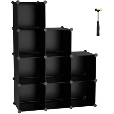 Way Basics Eco Stackable Cubicle Single Shelf Storage Cube and ...