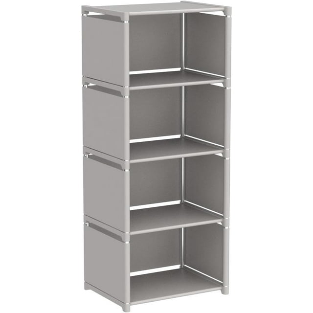 Storage Cube Shelves, 4-Cube Organizer Shelf for Bedroom Closet, 5 ...