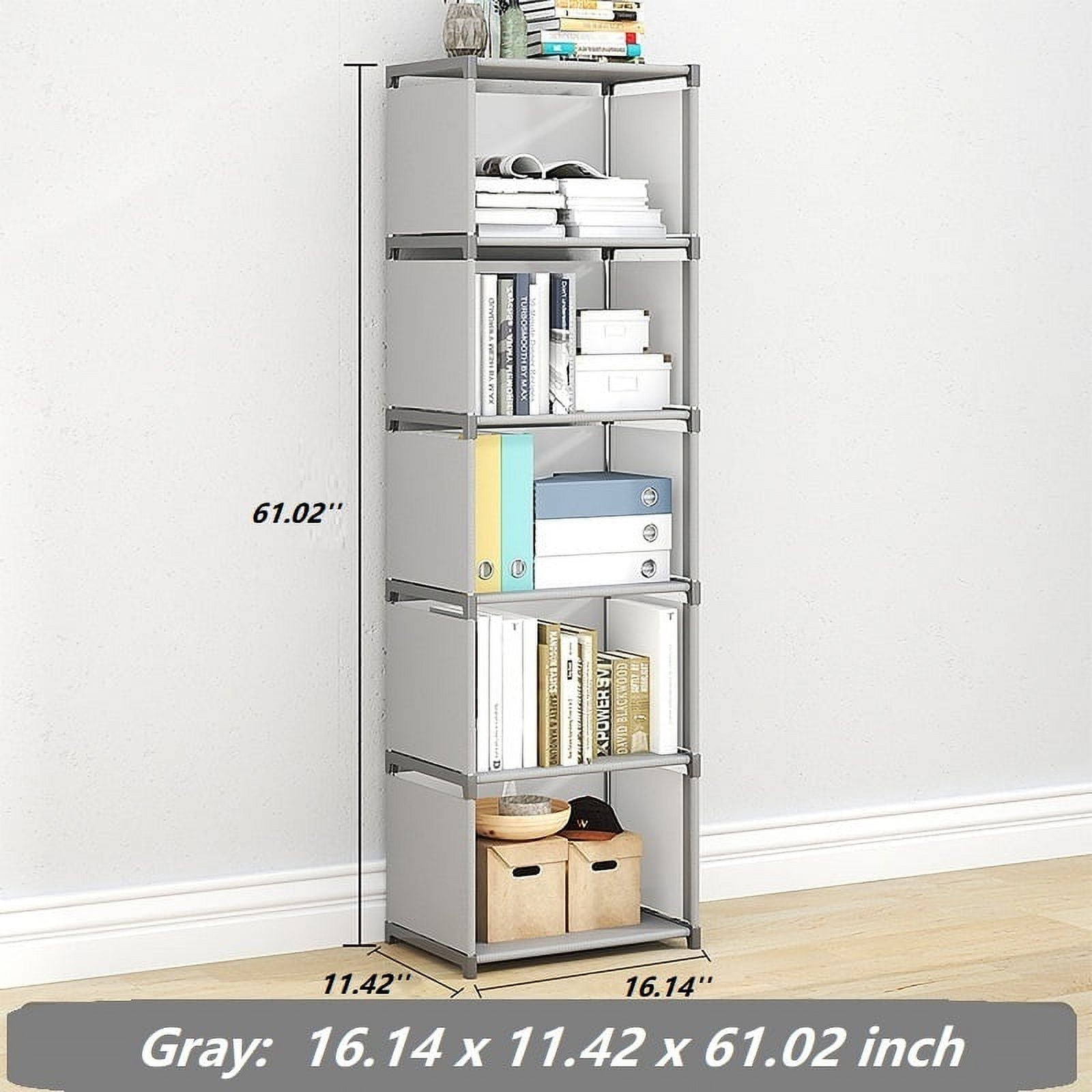 Storage Cube Shelves, 5 Cubes Closet Bookshelf Bedroom Organizer Shelf ...