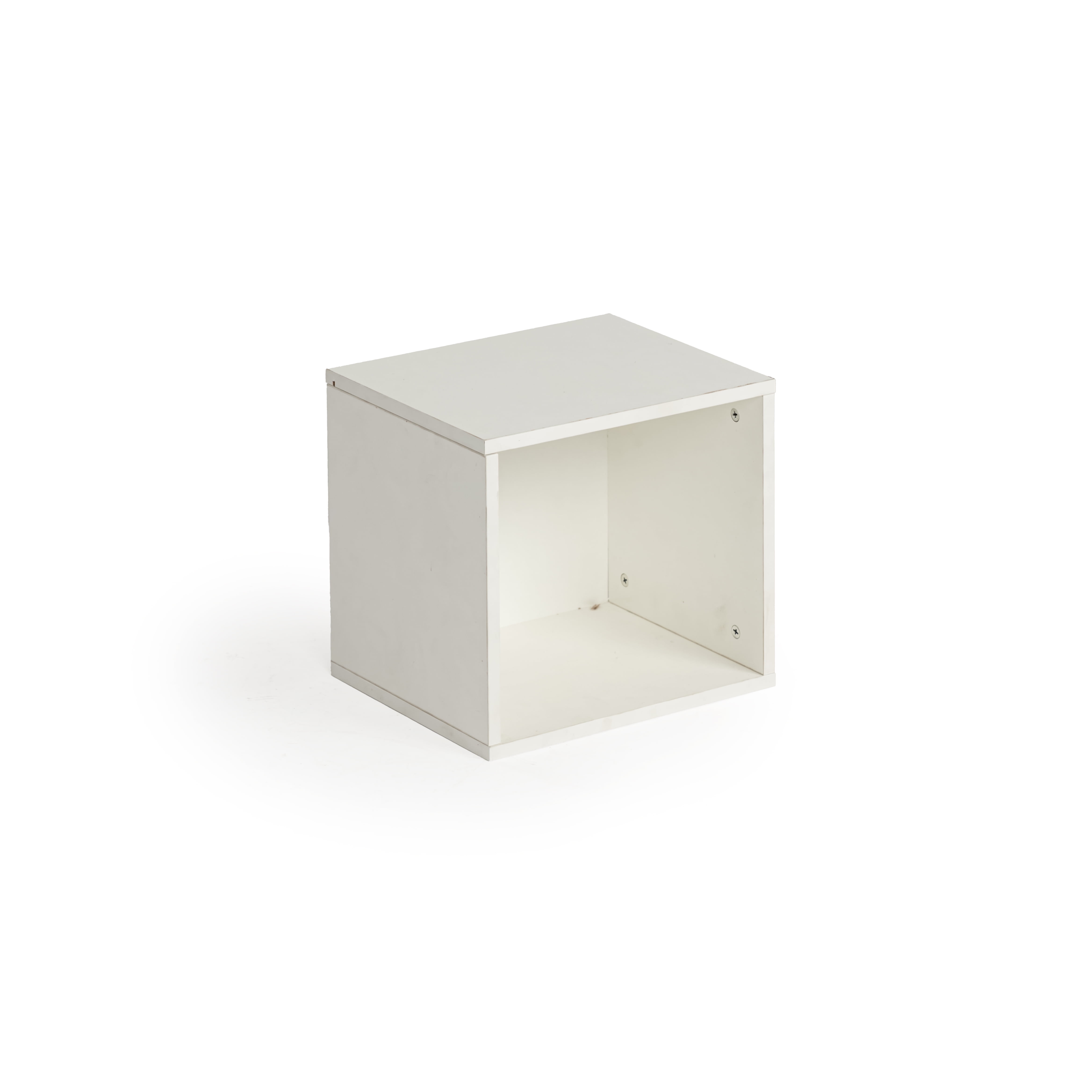 Homylin 3-Tier White Storage Cube Shelves, Freely Combinable Bookcase ...