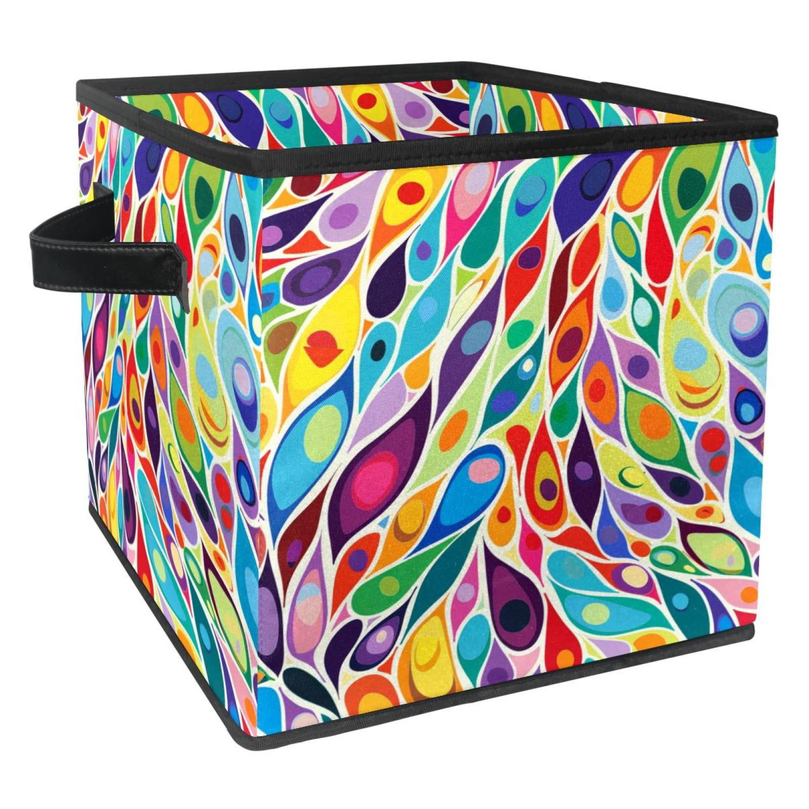 Storage Cube Storage Bins Foldable Cube Bins For Cloth Or Accessary Storage Modern Cartoon