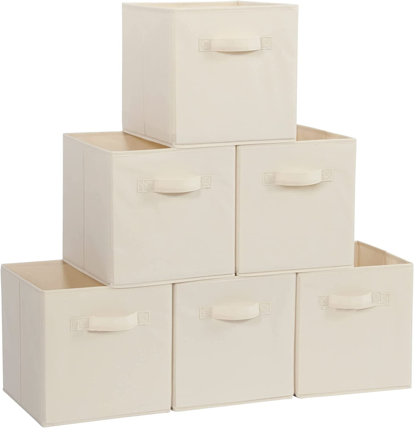 Storage Cubes, 11 Inch Collapsible Storage Bins with Handles, 6 Pack ...