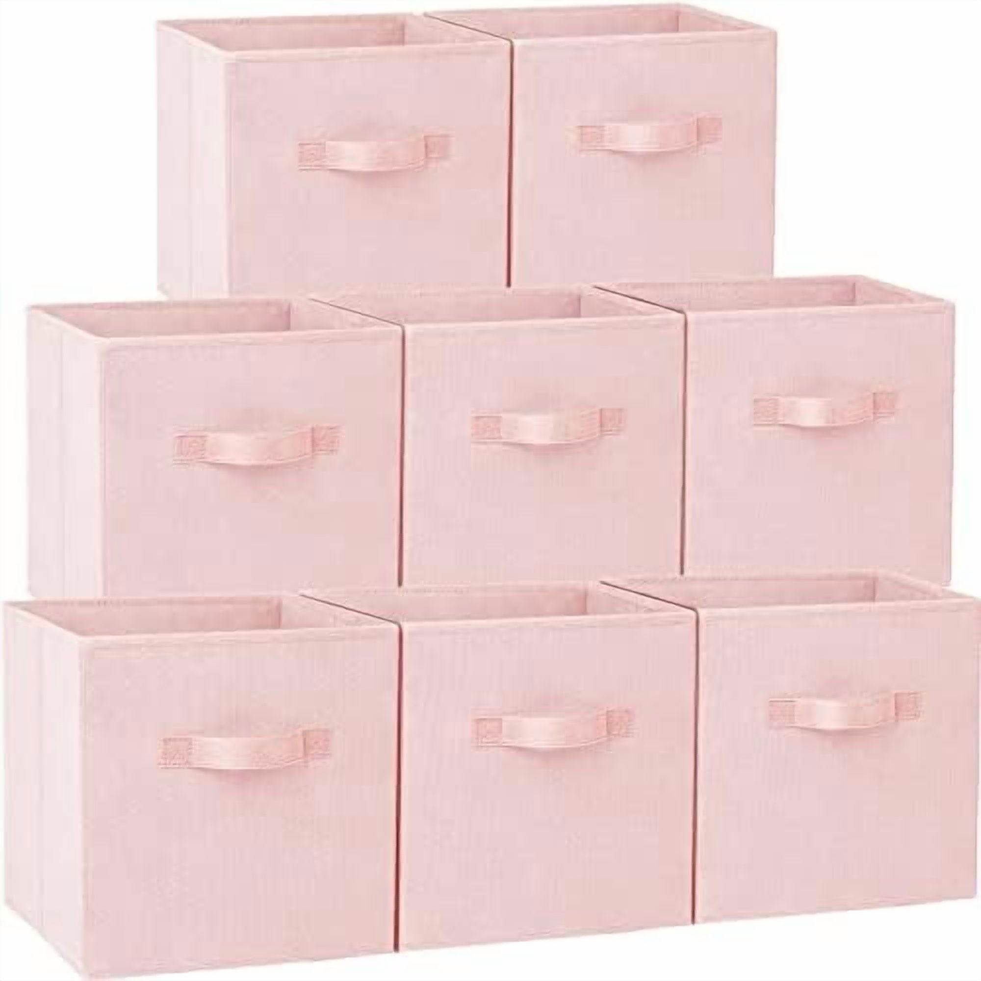 Storage Cubes - 11 Inch Heavy Duty Fabric Storage Bins for Shelves ...